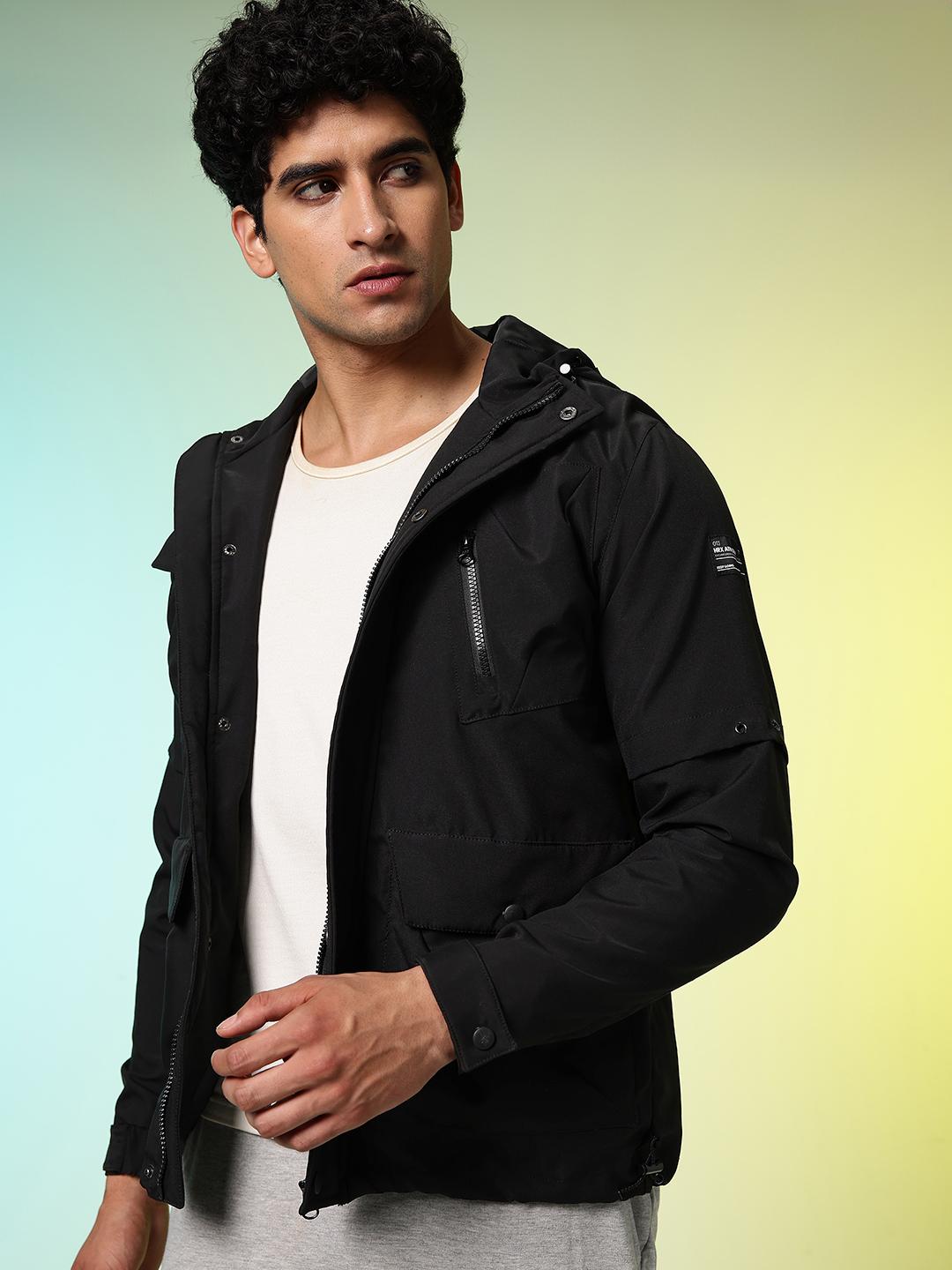 Buy HRX By Hrithik Roshan Hooded Tailored Jacket - Jackets for Men ...