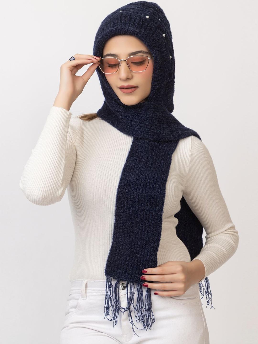 Buy Amoldo Woollen Muffler Cap - Caps for Women 38178443 | Myntra
