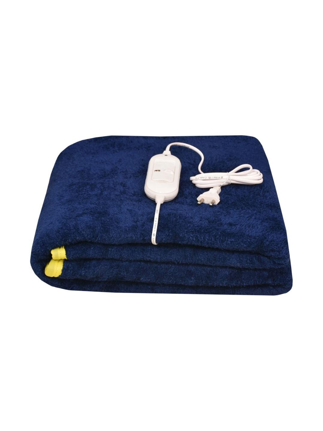 Buy Utopia Bedding Blue & Navy Blue Fleece Heavy Winter 300 GSM Blanket ...