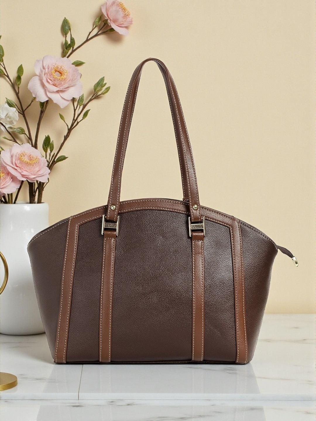 Buy Exotic Textured PU Oversized Structured Tote Bag - Handbags for ...