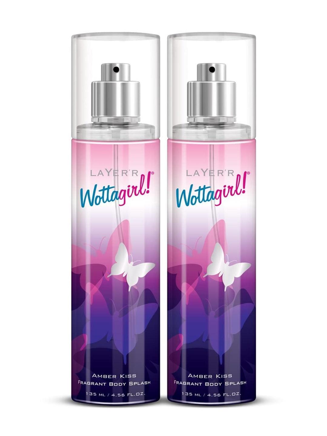 Buy LAYER'R WOTTAGIRL! Set Of 2 Amber Kiss Long Lasting Body Splash 135 ...