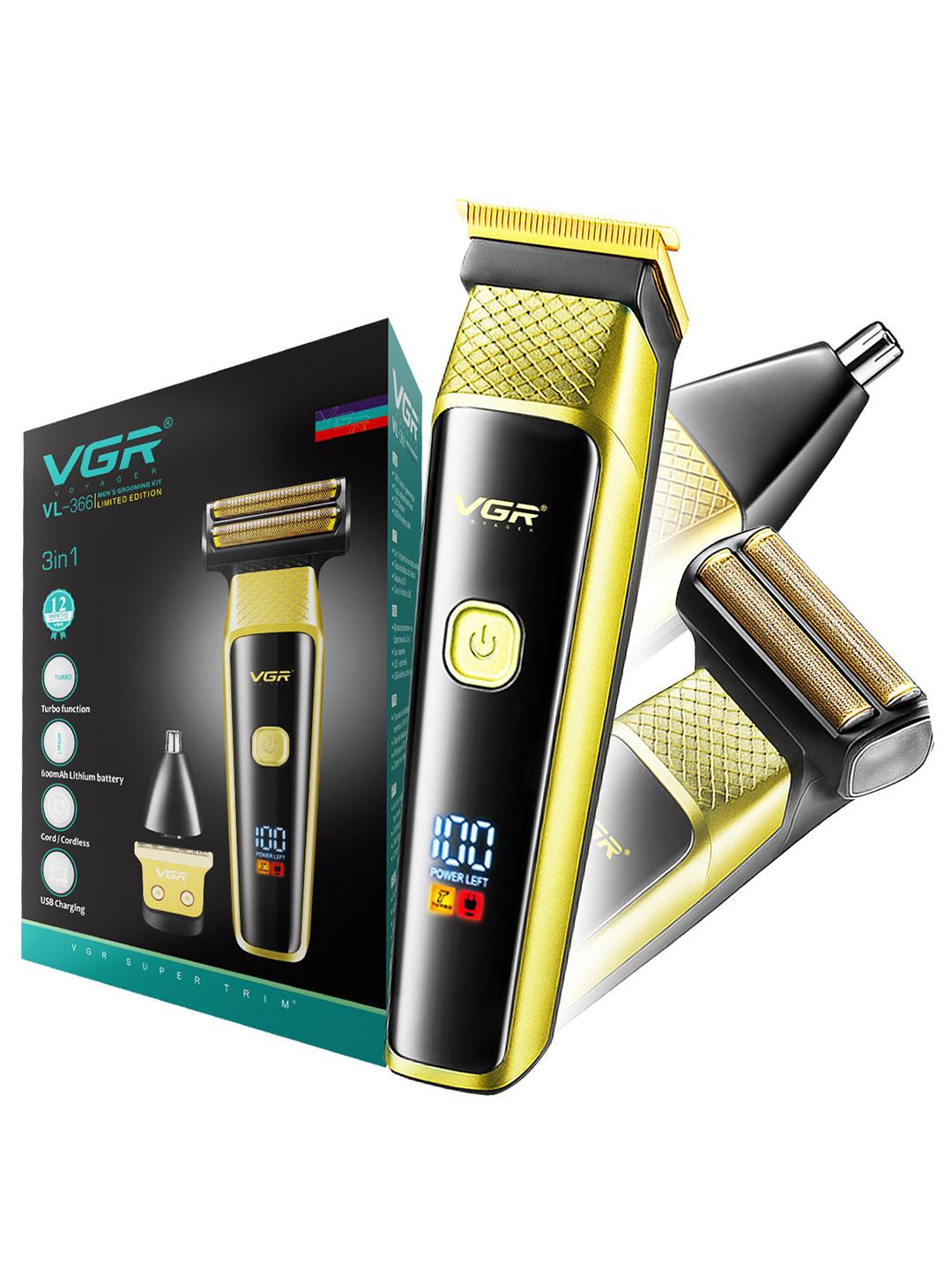 Buy VGR VL 366 Limited Edition 3 In 1 Trimmer Gold - Trimmer for Unisex ...
