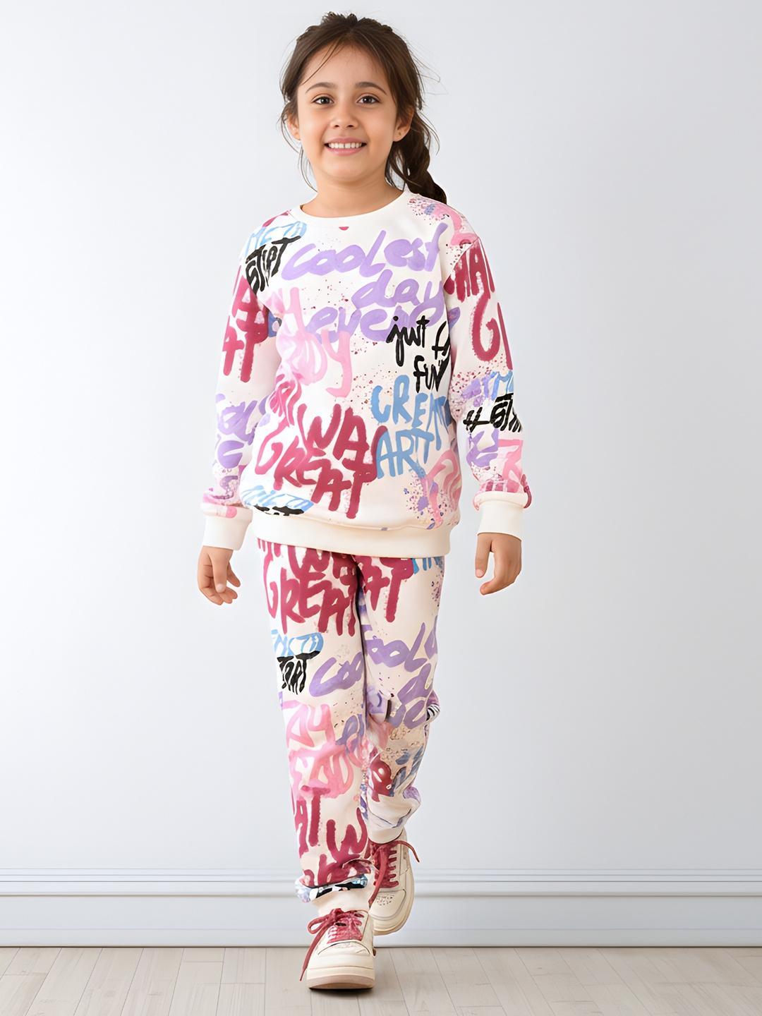 Buy Anthrilo Kids Girls Warm Fleece Clothing Set - Clothing Set for ...