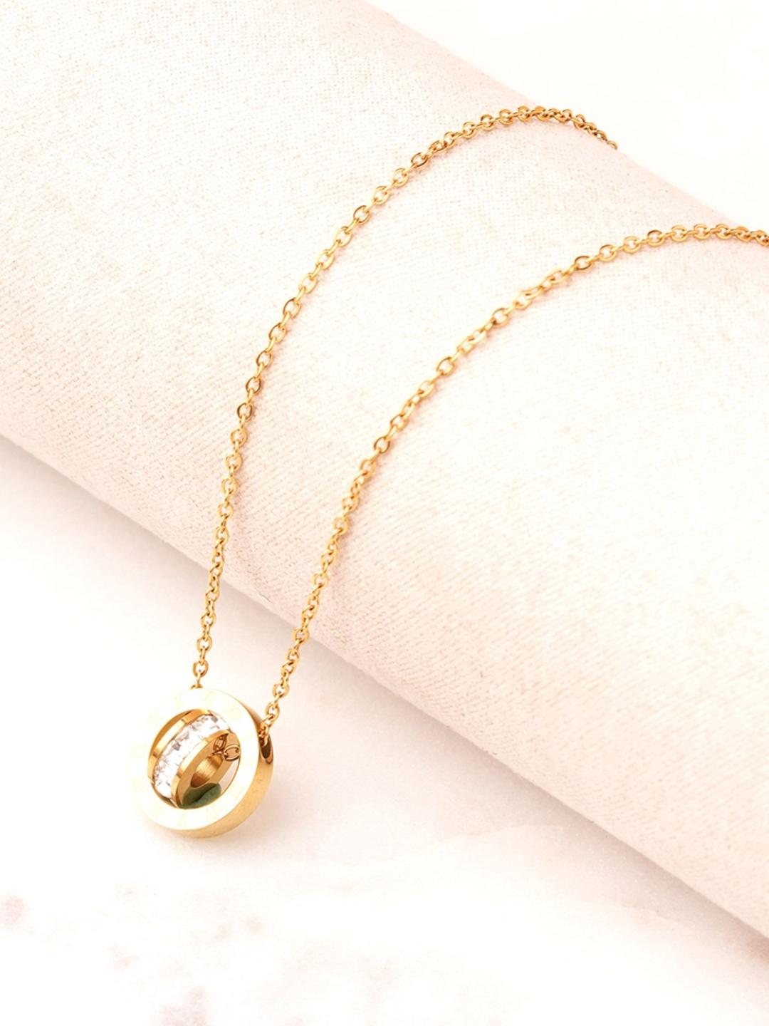 Buy PALMONAS Gold Plated Necklace - Necklace And Chains for Women ...
