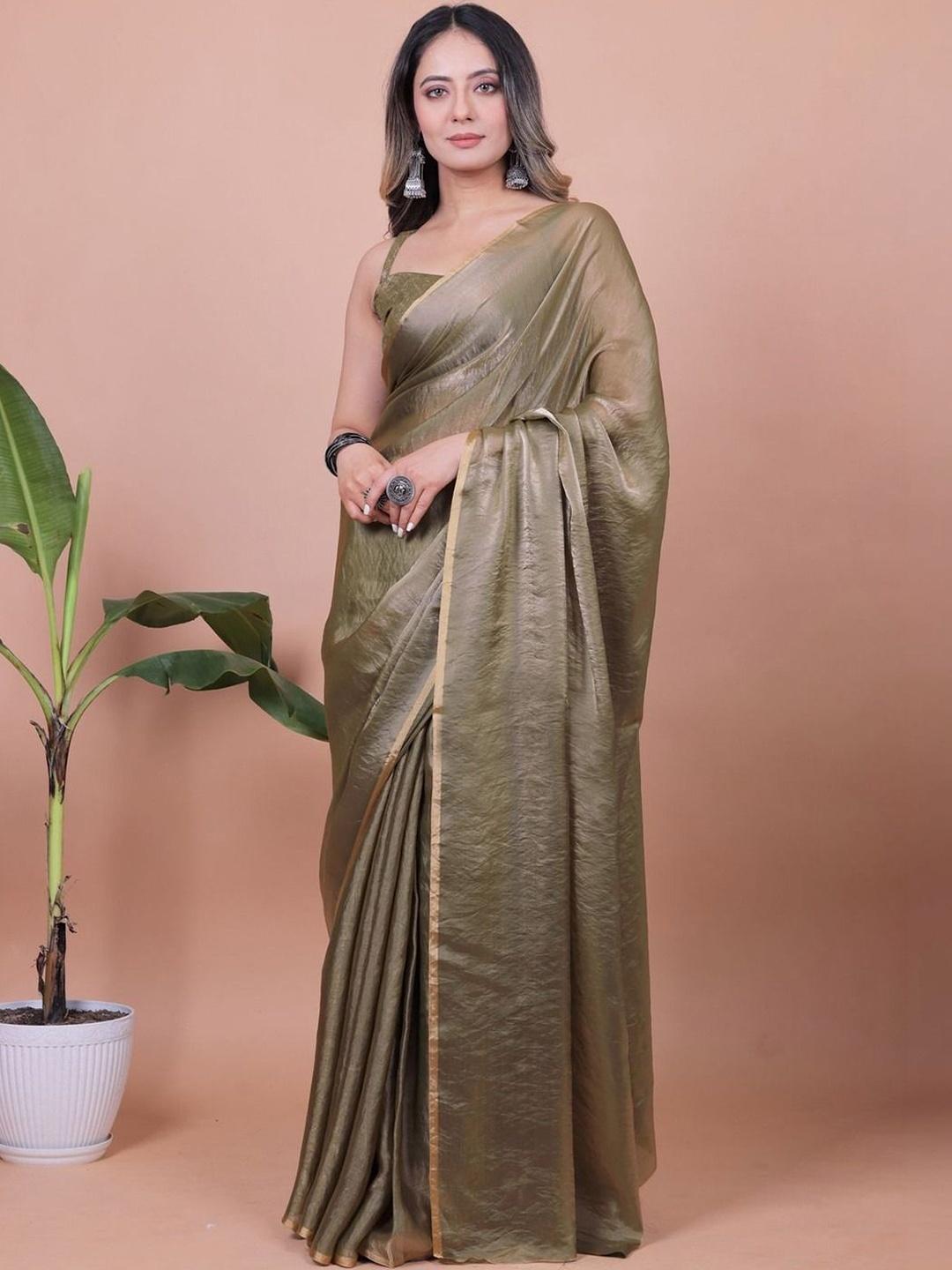 Buy GEN Z TRENDS Satin Saree - Sarees for Women 38253199 | Myntra