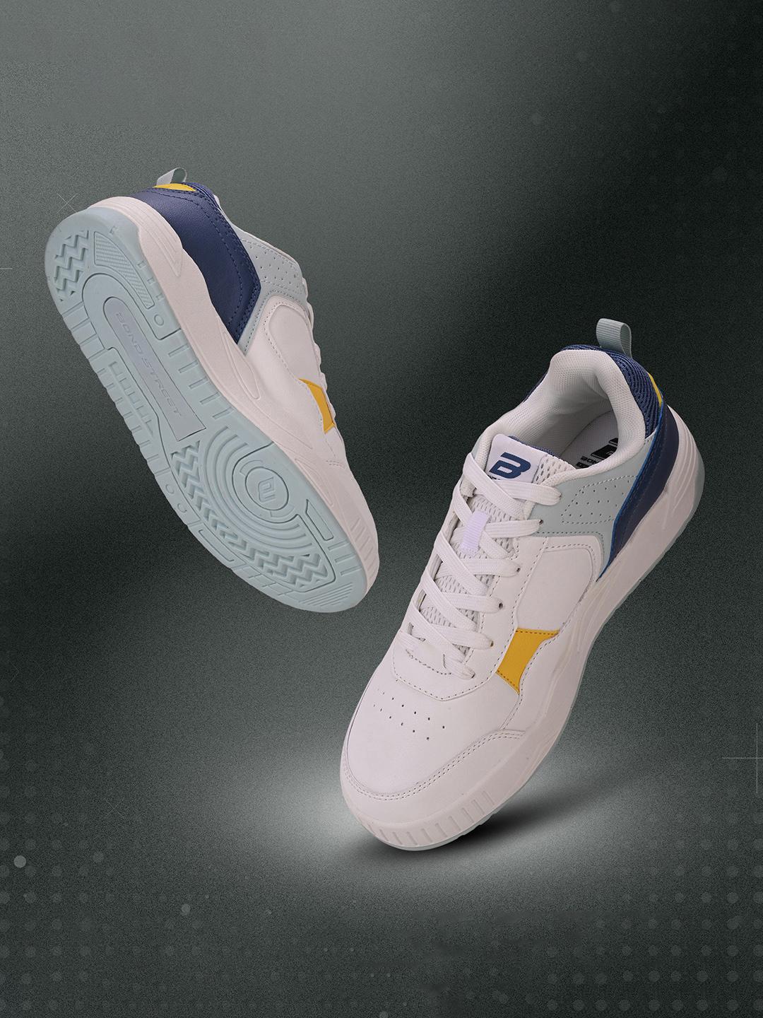 Buy Bond Street Men Colourblocked Round Toe Sneakers - Casual Shoes for ...