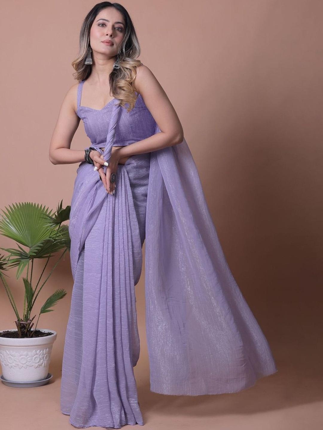 Buy GEN Z TRENDS Woven Design Satin Saree - Sarees for Women 38253207 ...