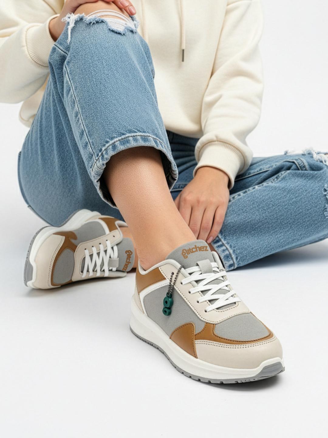 Buy Glitchez Women Colourblocked Sneakers - Casual Shoes for Women ...