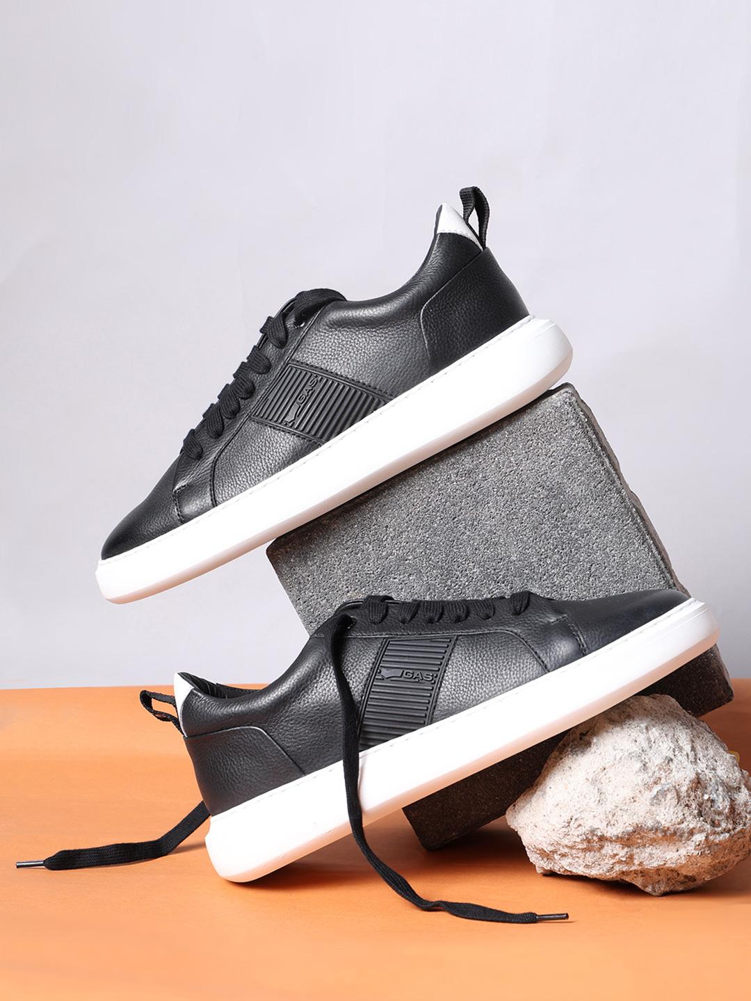 Buy GAS Men Leather Sneakers - Casual Shoes for Men 36935465 | Myntra