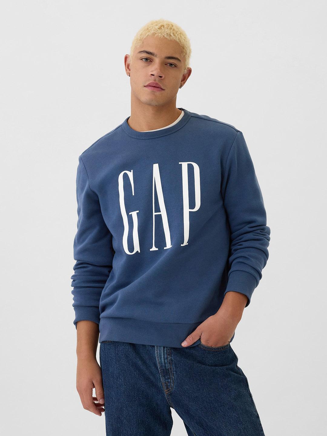 Buy GAP Brand Logo Print Sweatshirt - Sweatshirts for Men 37411675 | Myntra