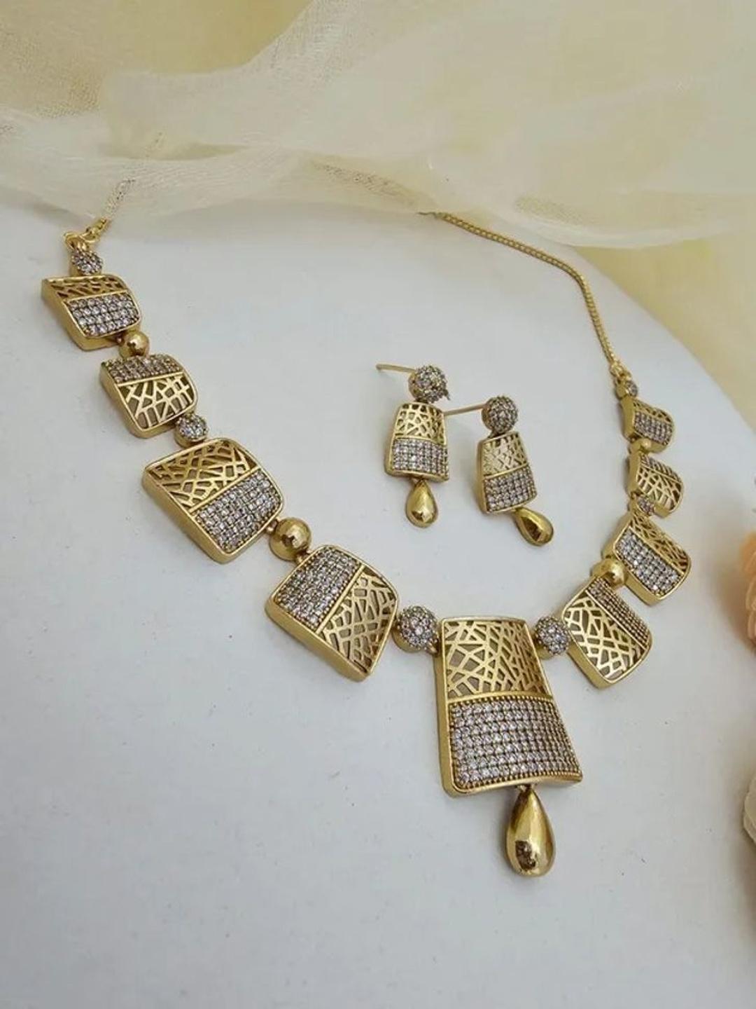 Buy Super Weston Gold Plated Stone Studded Jewellery Set - Jewellery ...