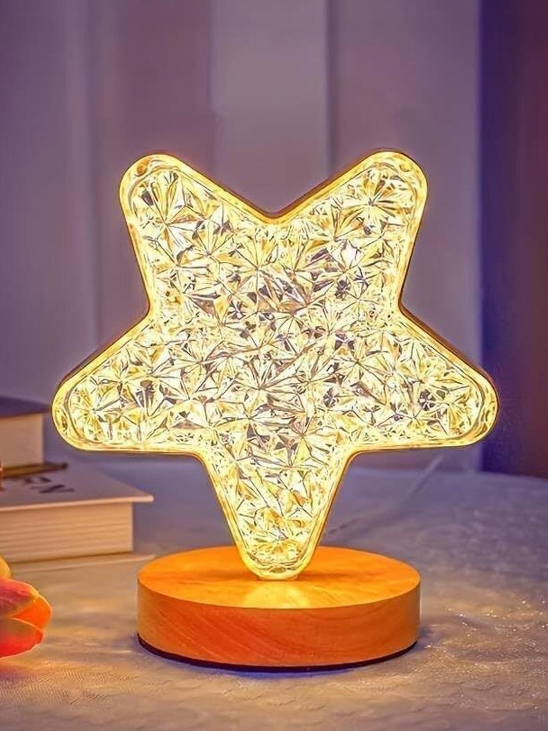 Buy DeoDap Multicoloured Glass Abstract Shaped Table Lamp - Table Lamps ...