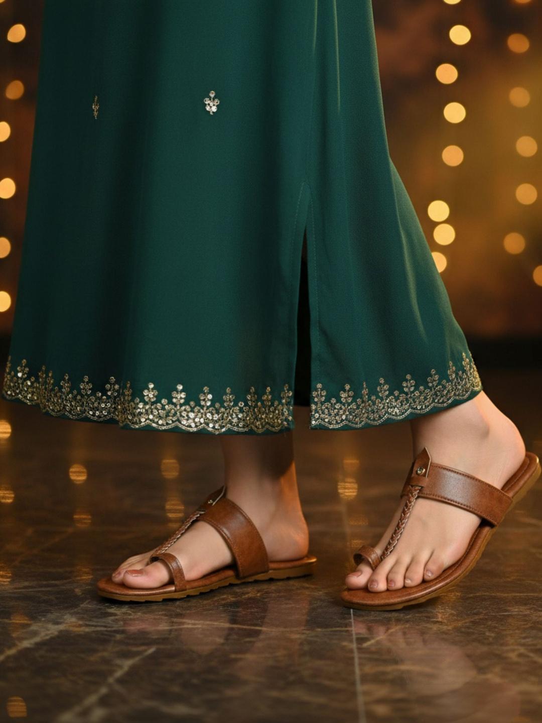 Buy Anouk Women PU Fashion Sandals - Sandals for Women 38276531 | Myntra
