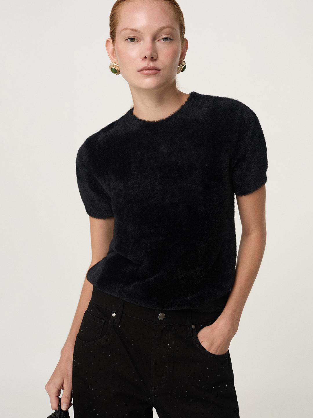 Buy MANGO Women Fuzzy Pullover - Sweaters for Women 38061468 | Myntra
