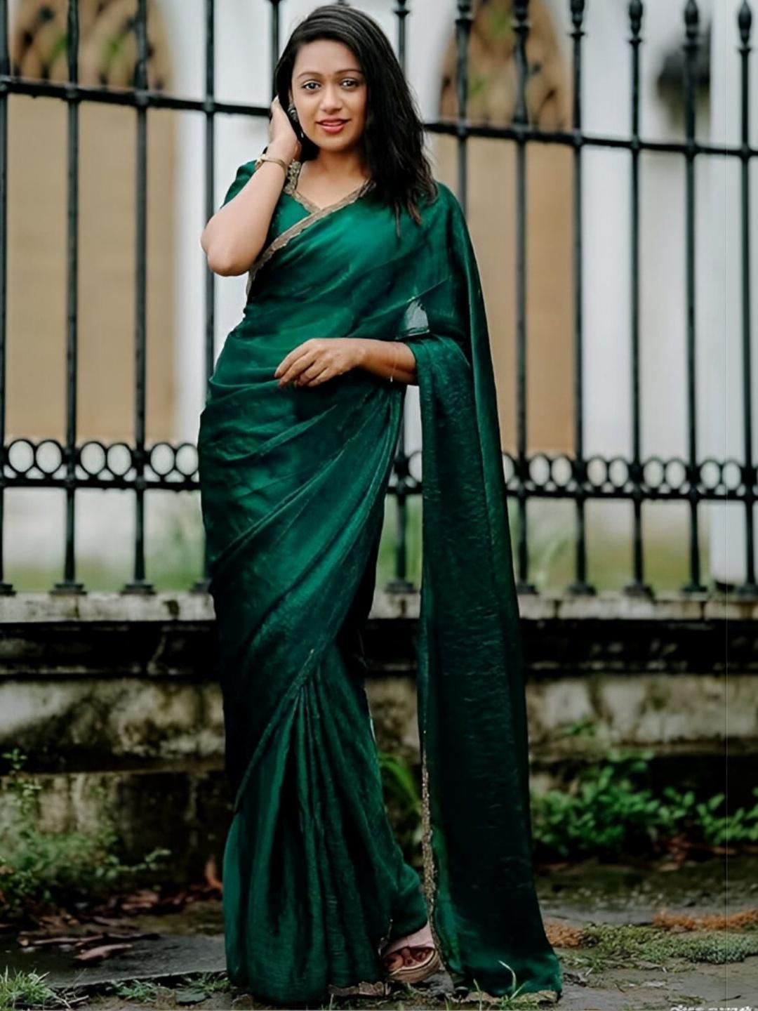 Buy PAYAL CREATION Satin Saree - Sarees for Women 38304659 | Myntra