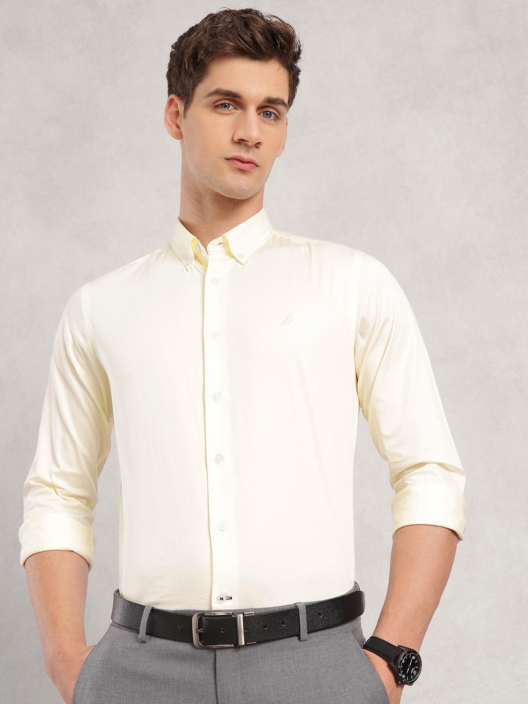 Buy Nautica Slim Fit Pure Cotton Formal Shirt - Shirts for Men 37543221 ...