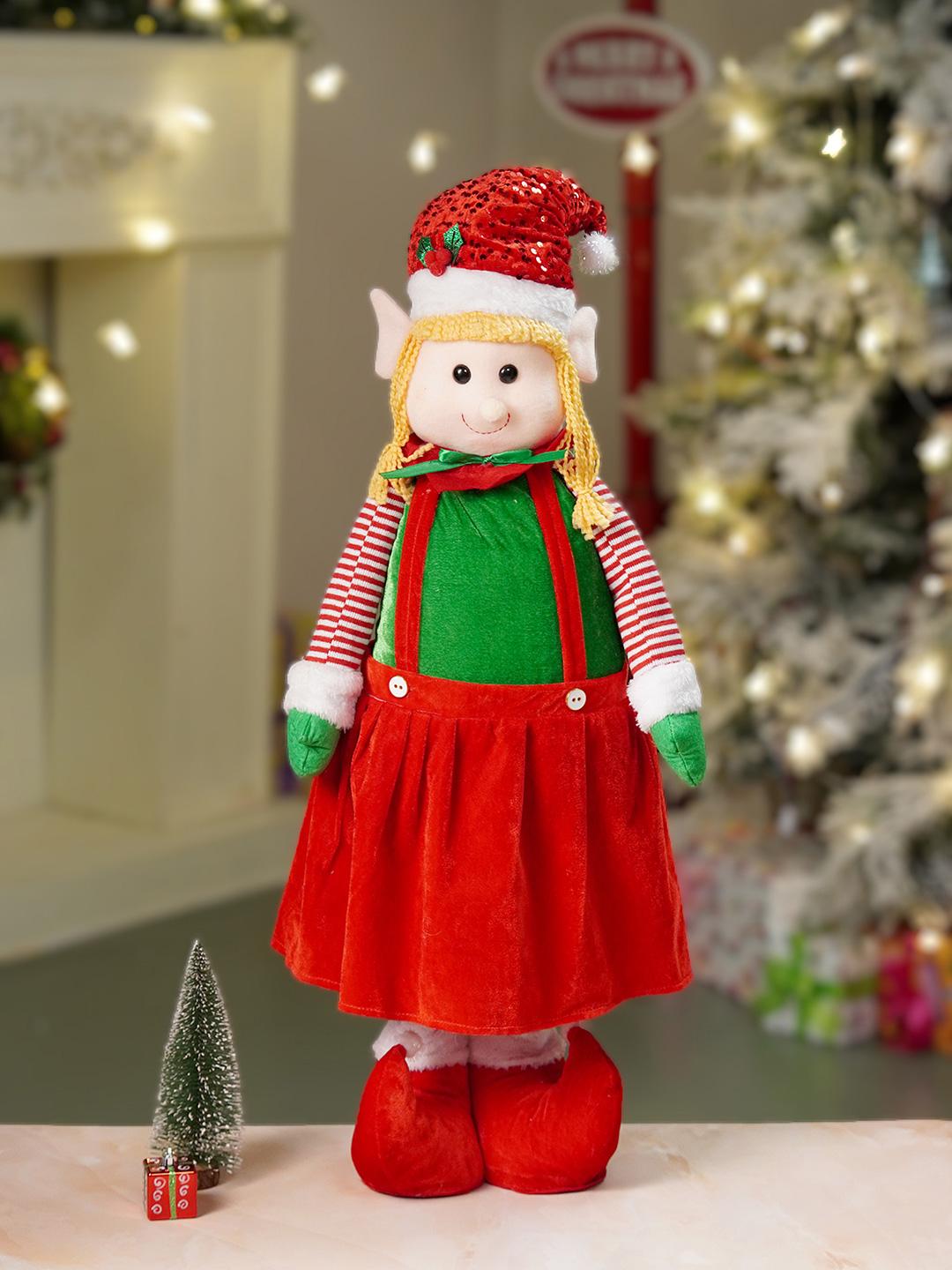 Buy Little Surprise Box 3.5 Feet Red Dungary Naughty Elf Christmas ...