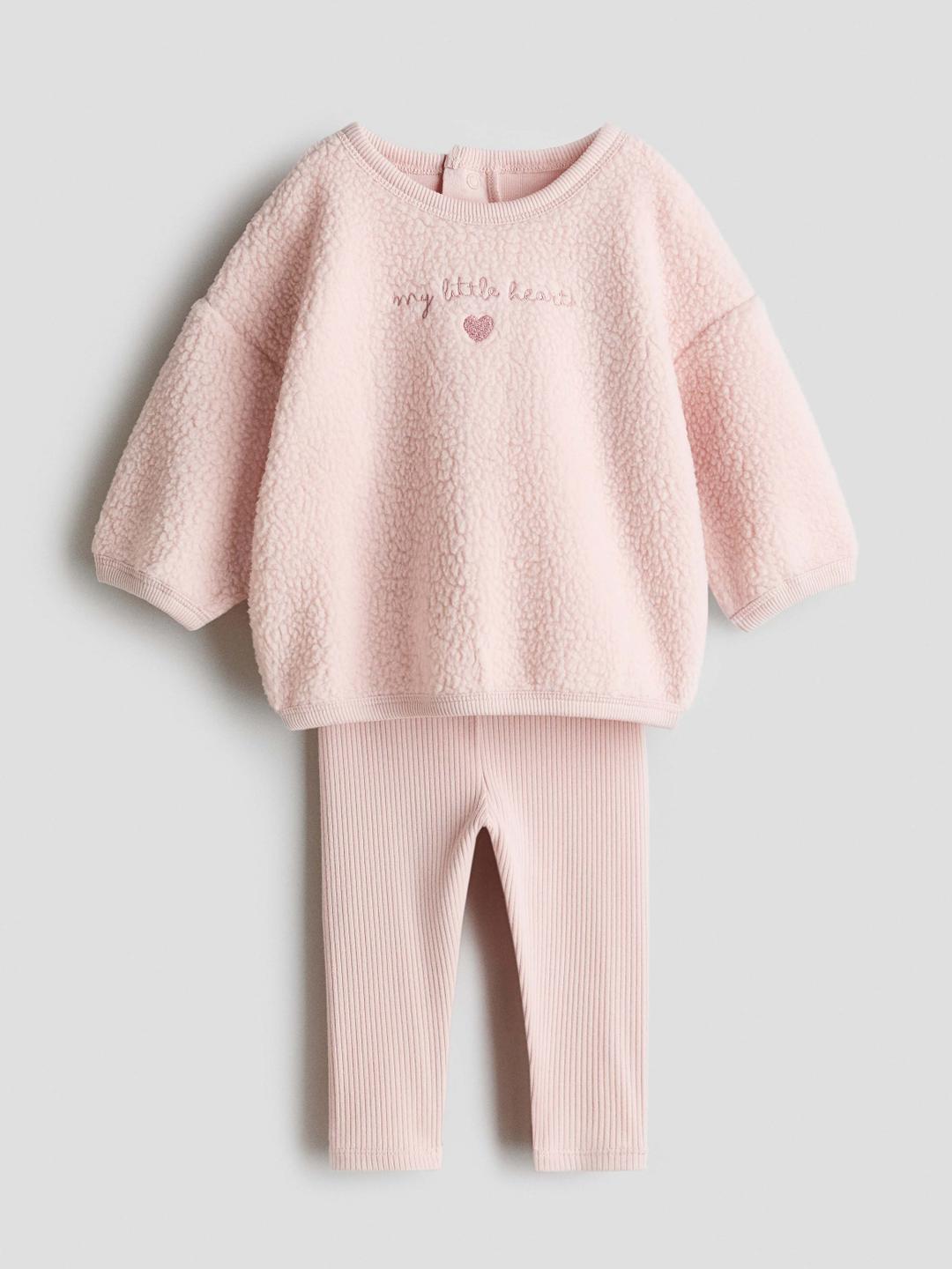 Buy H&M Girls 2 Piece Teddy And Jersey Set - Clothing Set for Girls ...