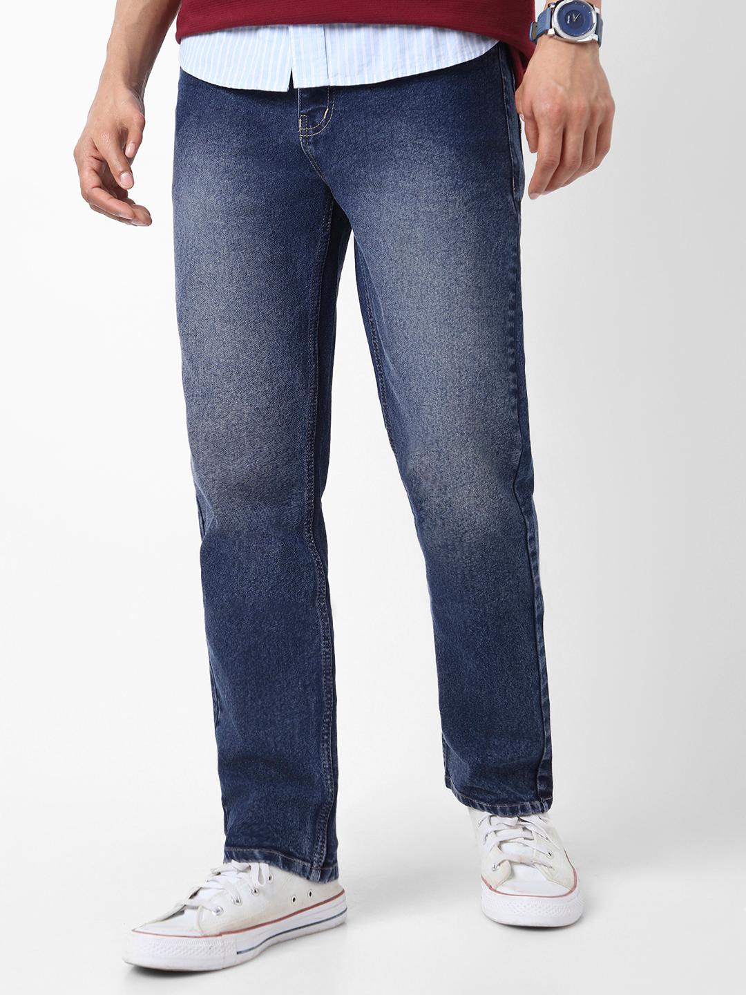 Buy Urbano Fashion Men Straight Fit Heavy Washed Jeans Stretchable ...