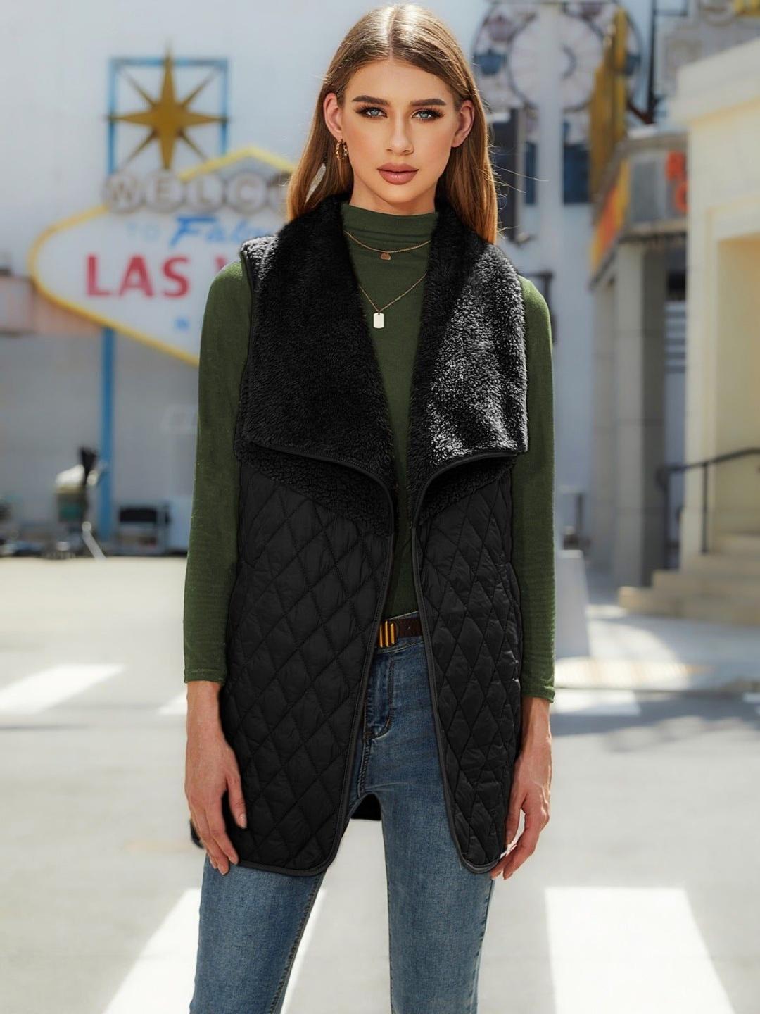 Buy Oh Rare Self Design Gilet Jacket - Jackets for Women 37734011 | Myntra