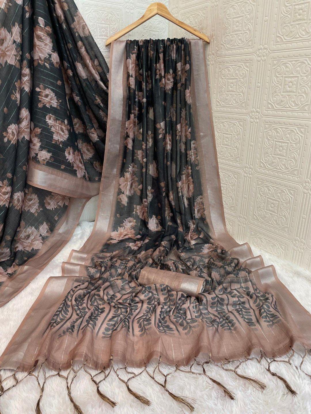 Buy PAYAL CREATION Floral Pure Silk Bandhani Saree - Sarees for Women ...