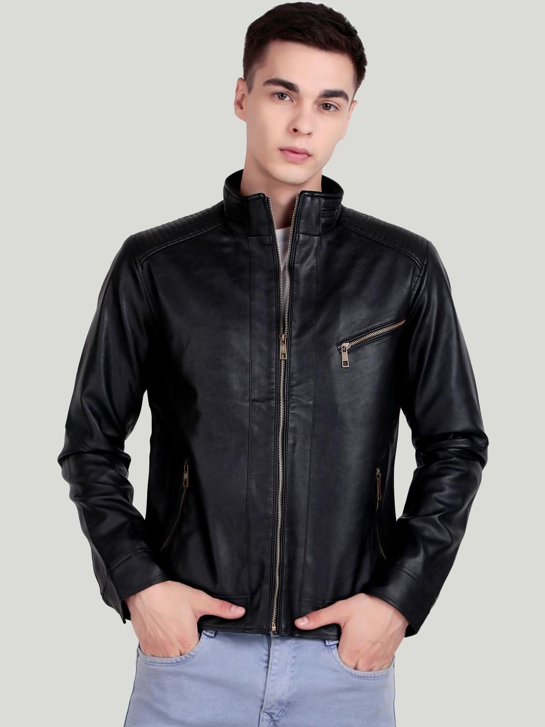 Buy Leather Retail Men Lightweight Biker Jacket - Jackets for Men ...