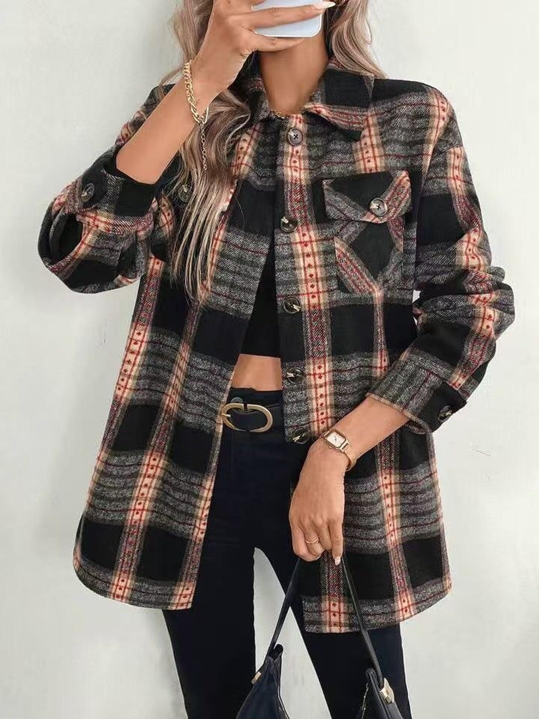 Buy Mast & Harbour Women Checked Woven Jacket - Jackets for Women ...