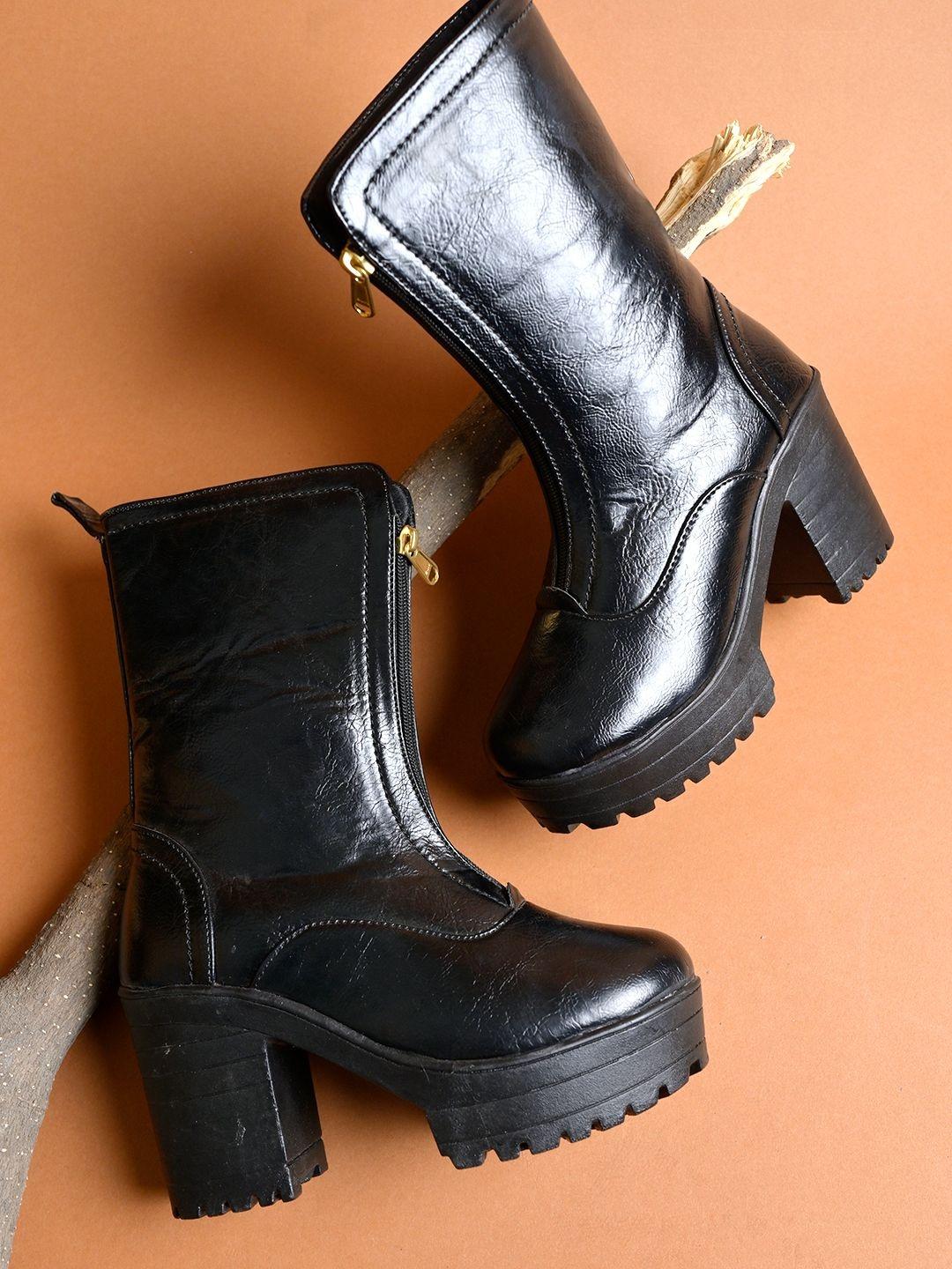 Buy Shoetopia Women Round Toe Regular Boots - Boots for Women 37780964 ...