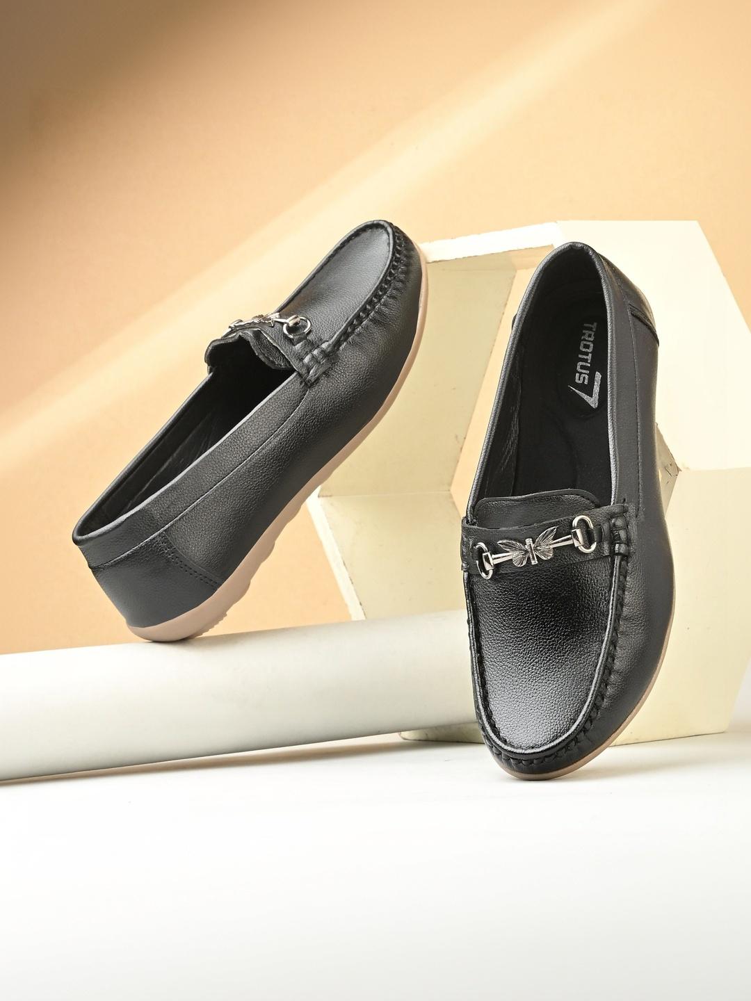 Buy TROTUS Women Textured Loafers - Casual Shoes for Women 37781736 ...