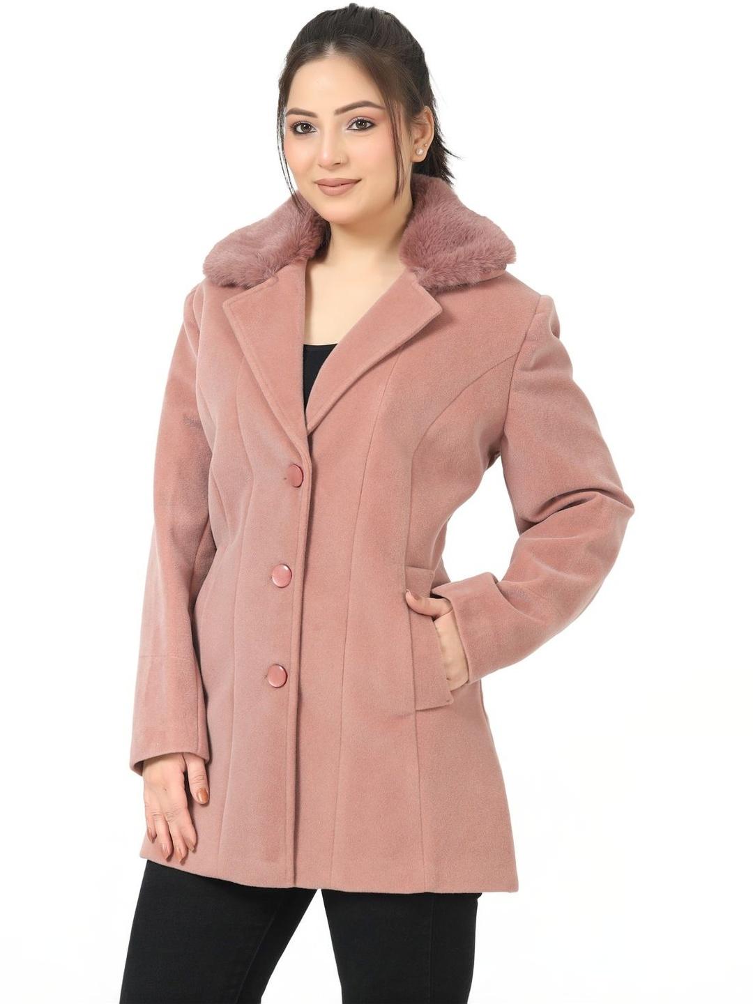 Buy Lady Leaf Single Breasted Overcoat - Coats for Women 37811598 | Myntra