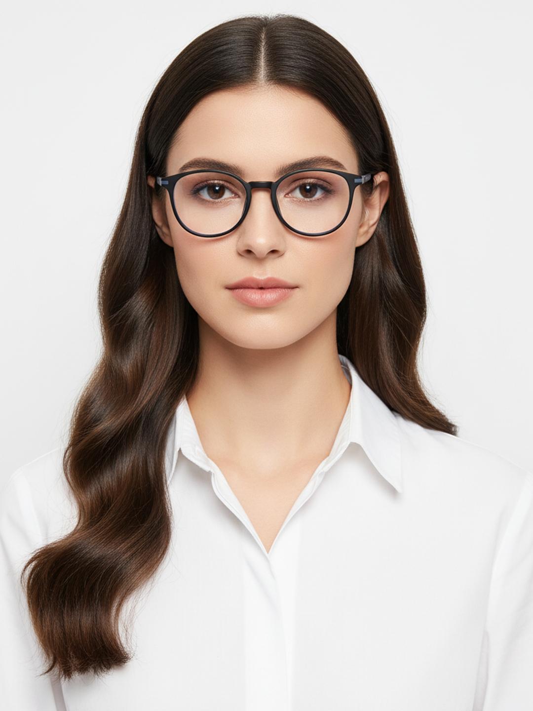 Buy HASHTAG EYEWEAR Unisex Full Rim Round Frames - Frames for Unisex ...