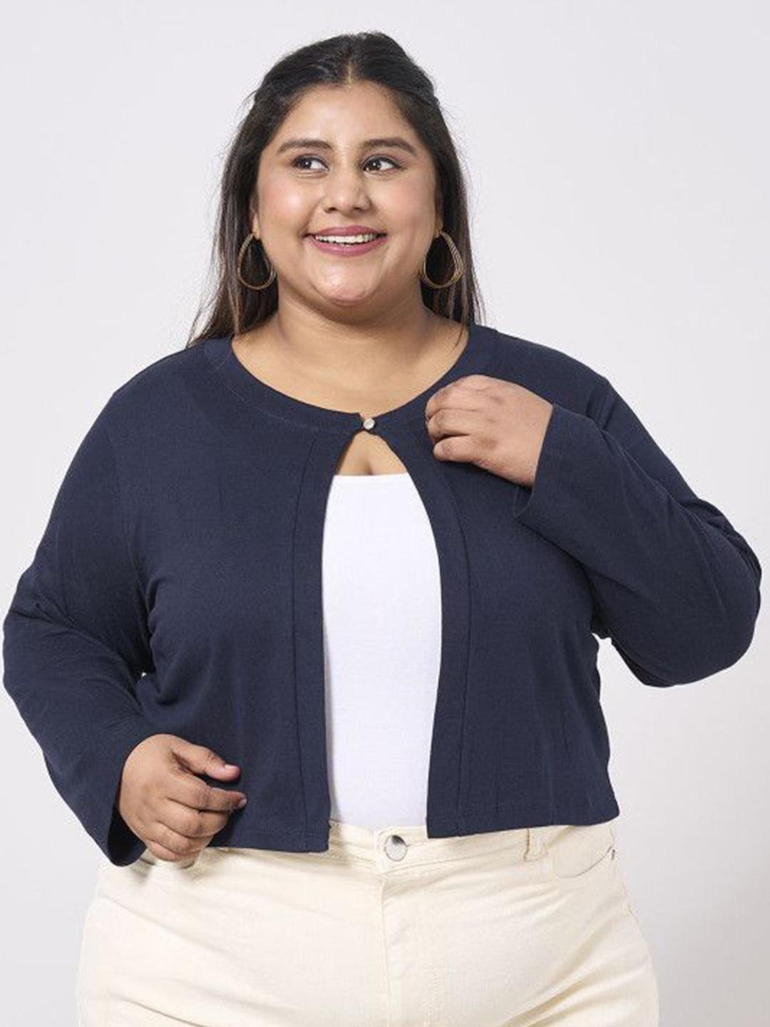 Buy Style Quotient Plus Women Button Shrug - Shrug for Women 37821813 ...