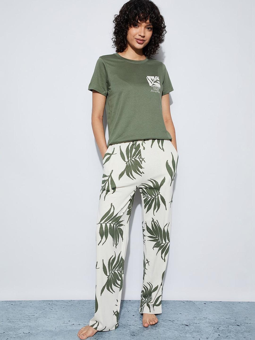 Buy Ginger By Lifestyle Women Printed Night Suit - Night Suits for ...