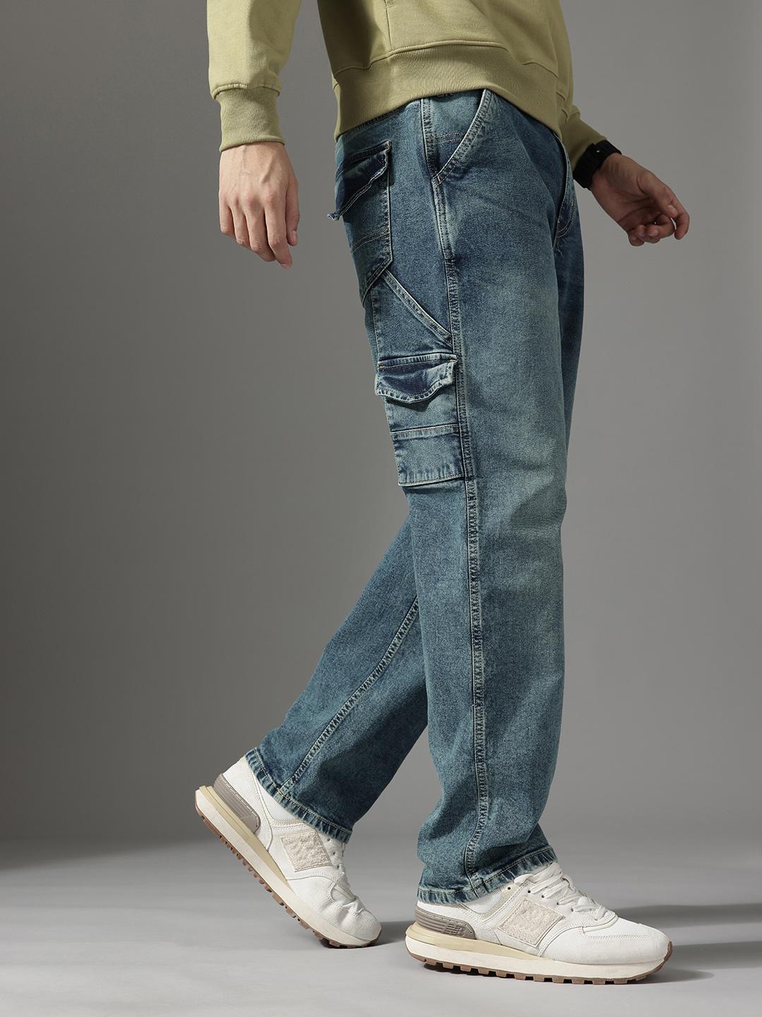 Buy FCUK Men Straight Fit Stretchable Jeans - Jeans for Men 34010412 ...