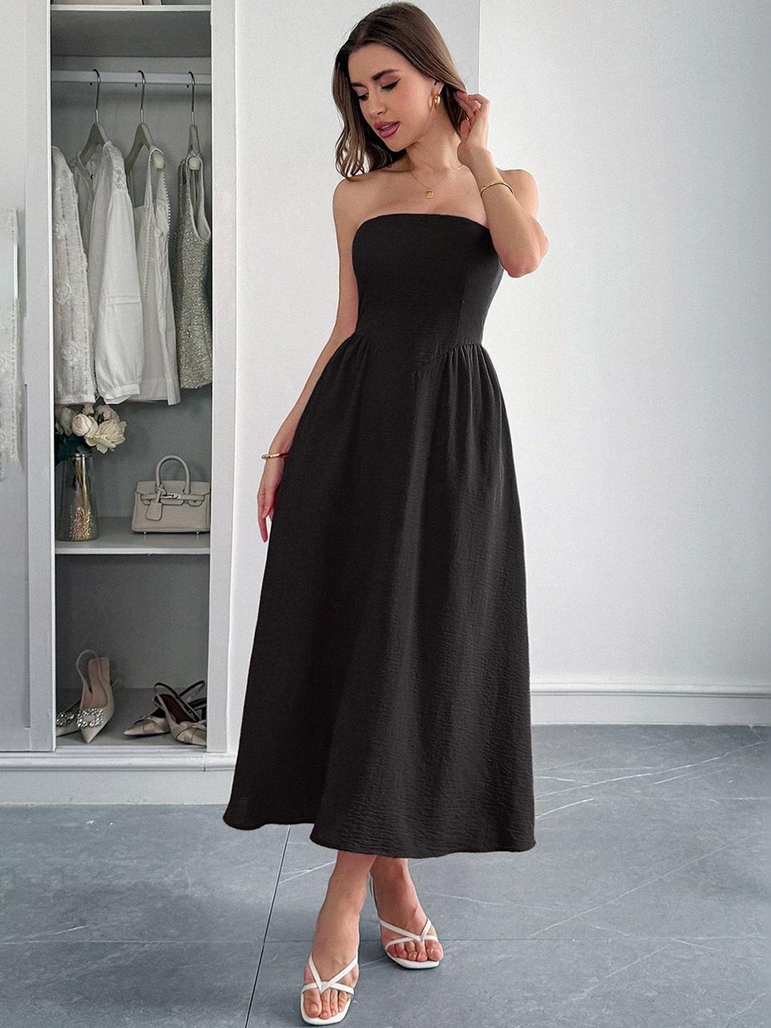 Buy JC Mode Fit & Flare Midi Dress - Dresses for Women 37803469 | Myntra