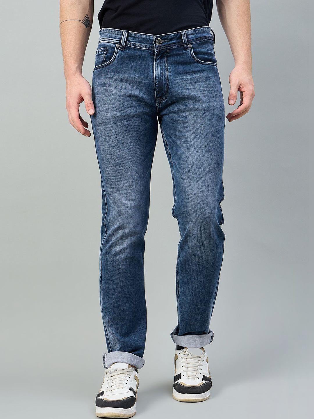 Buy Duke Men Regular Fit Mid Rise Light Fade Jeans - Jeans for Men ...
