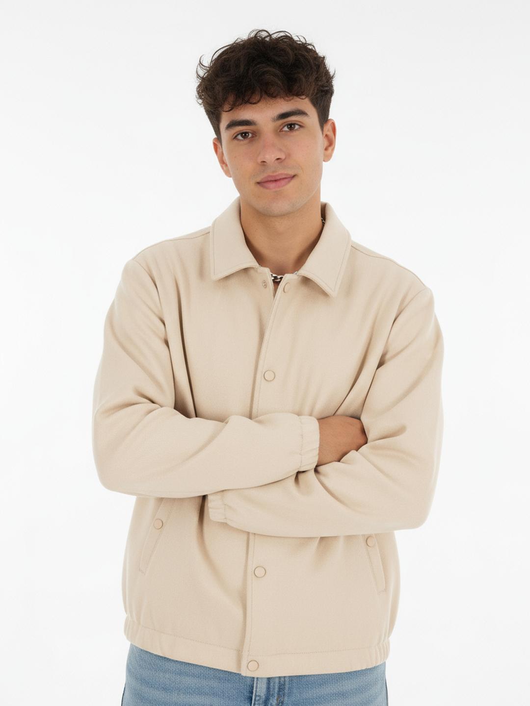 Buy Glitchez Relaxed Suede Finish Bomber Jacket - Jackets for Men ...