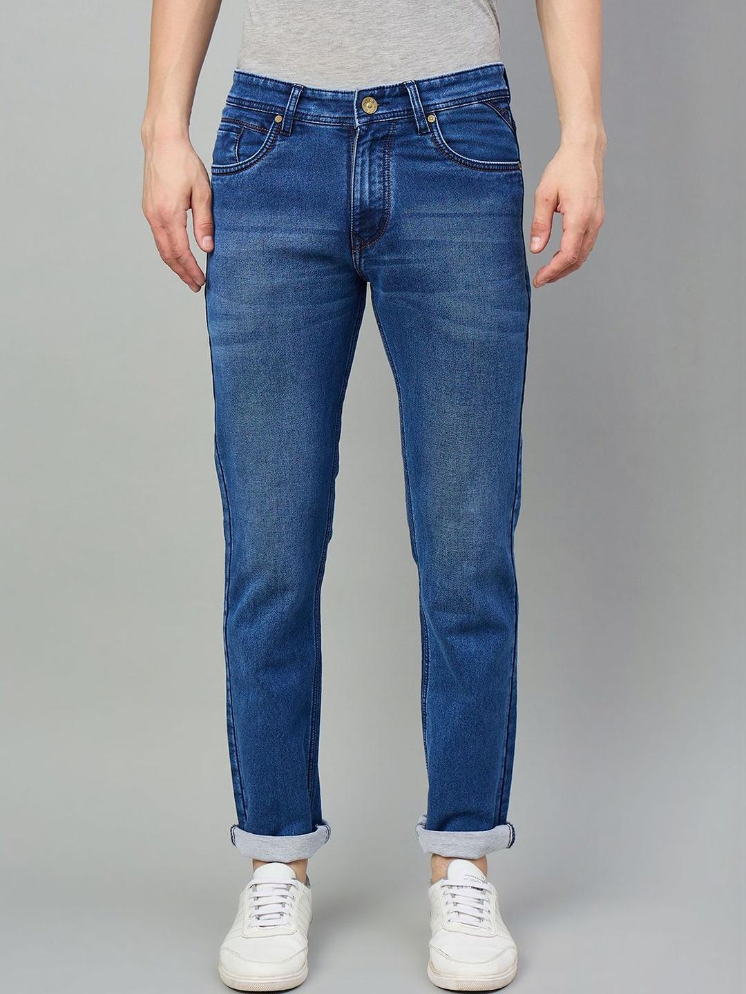 Buy Duke Men Regular Fit Mid Rise Light Fade Jeans - Jeans for Men ...