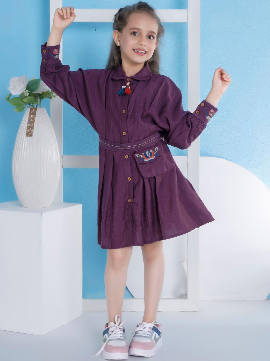 Buy Peppermint Shirt Dress - Dresses for Girls 37817841 | Myntra