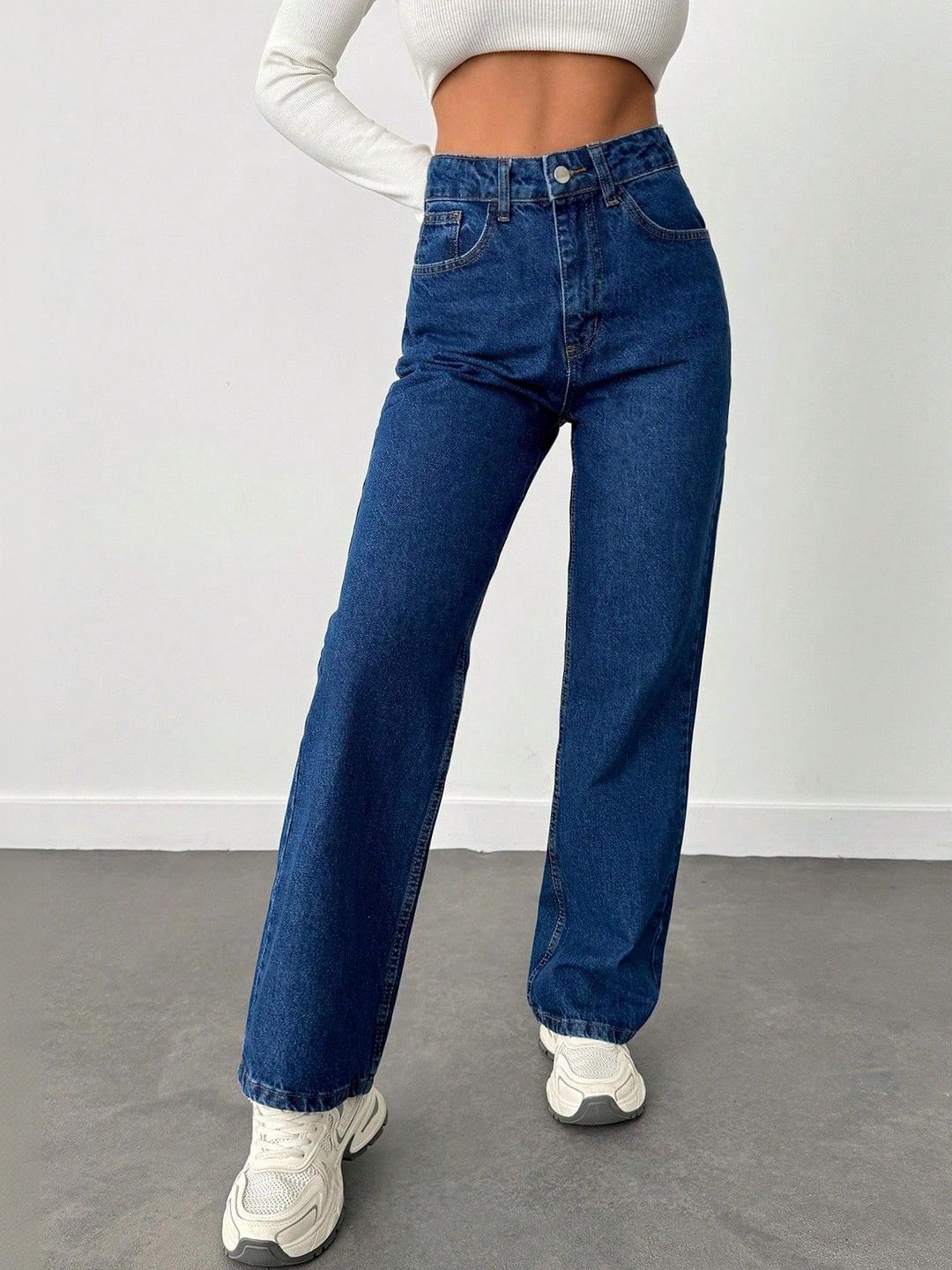 Buy MERCEL Women Original Wide Leg High Rise Stretchable Jeans - Jeans ...