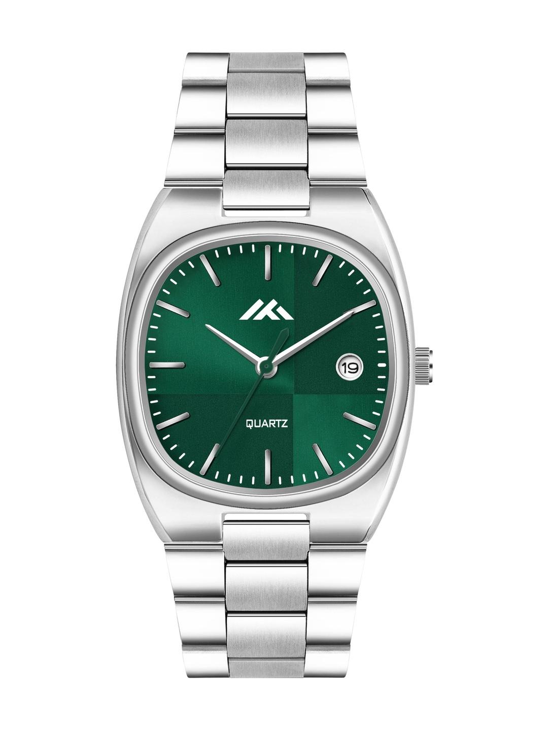 Buy LUXURIT Men Patterned Dial & Stainless Steel Straps Analogue Date ...