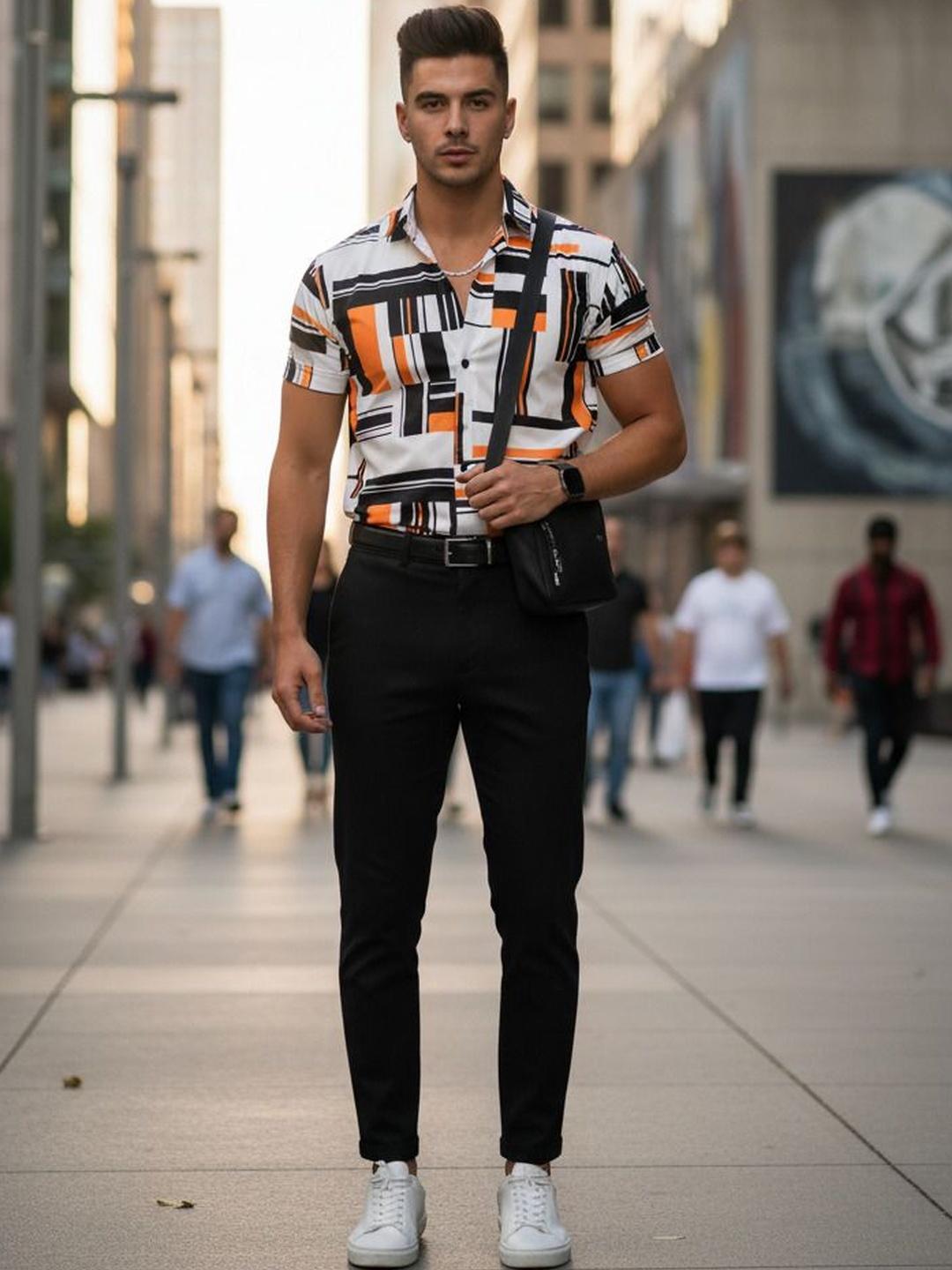 Buy JENSI ENTERPRISE Men Classic Printed Casual Shirt - Shirts for Men ...