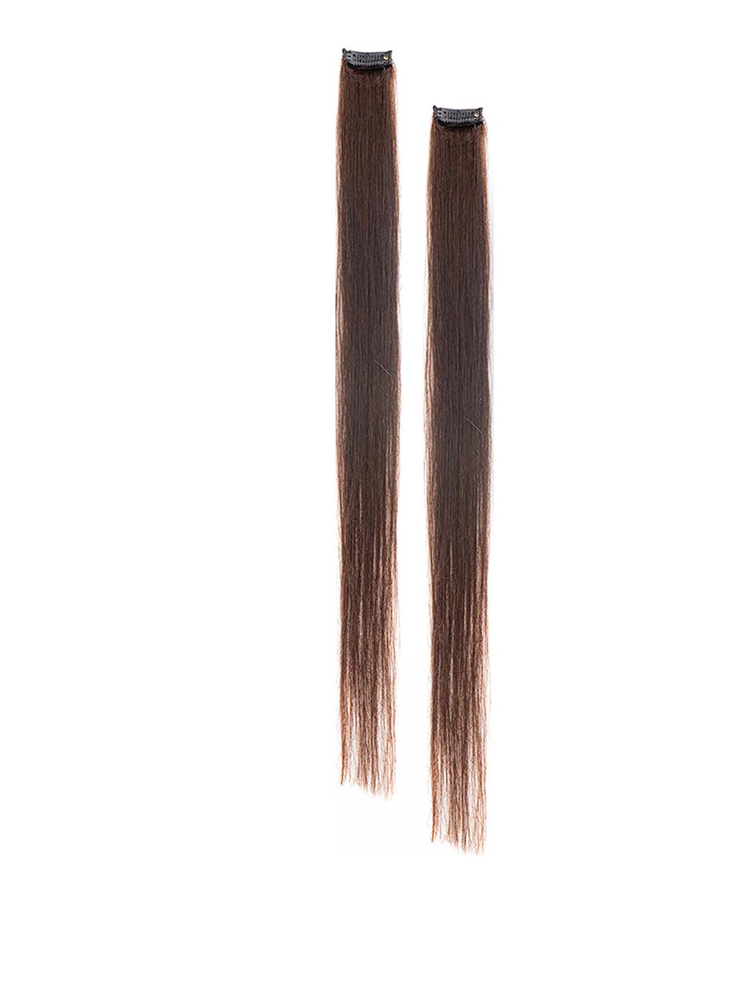 Buy HAIR ORIGINALS Set Of 2 Clip In Hair Color Streaks Mysterious Mocha ...