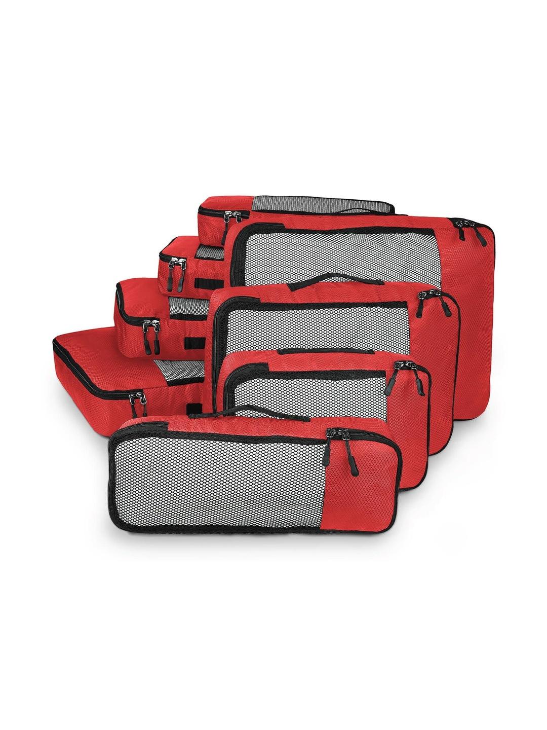 Buy FATMUG Set Of 8 Unisex Foldable Pouch Travel Accessory - Travel ...