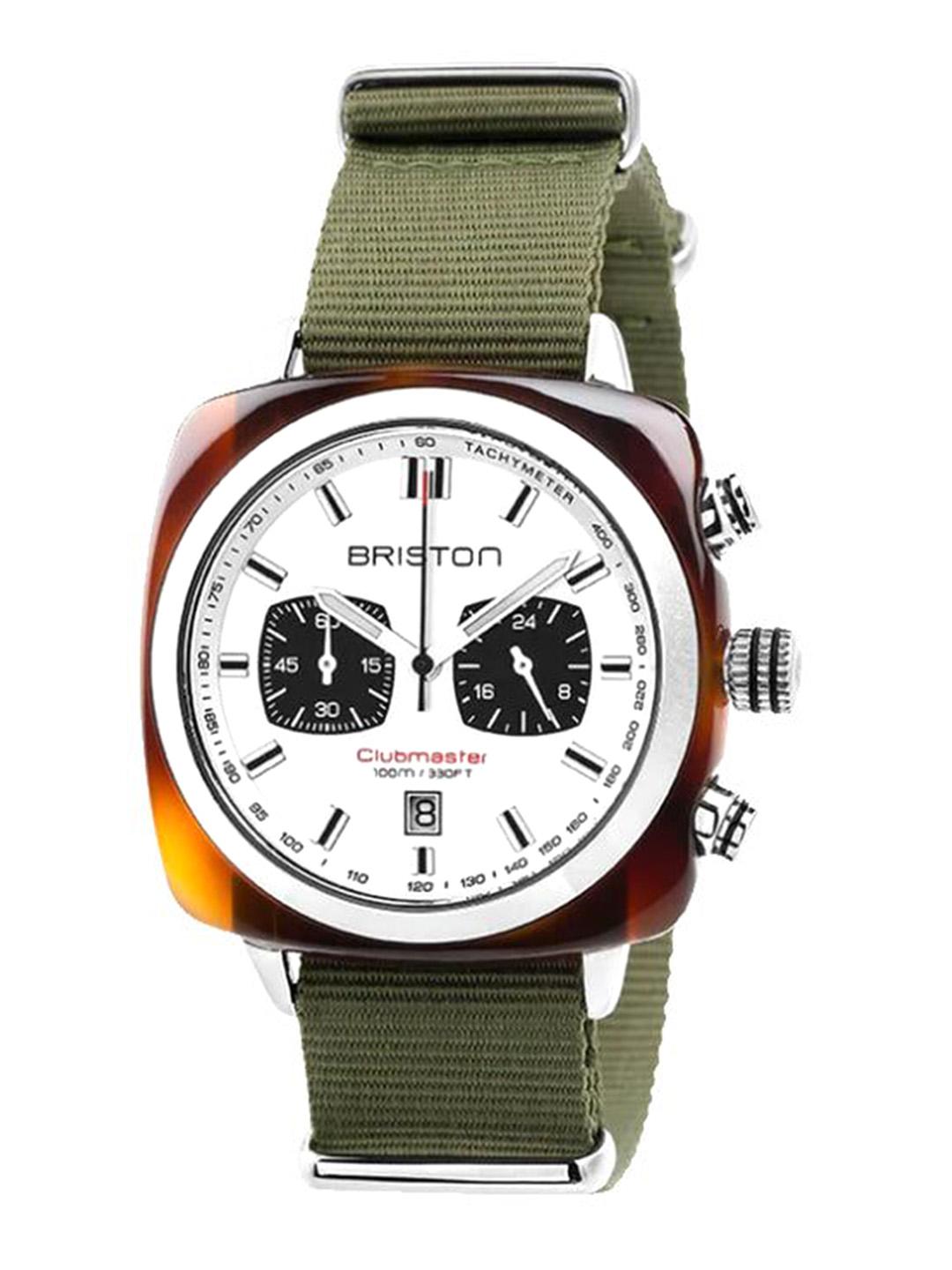 Buy BRISTON Men Patterned Dial Quartz Analogue Watch 17142.SA.TS.2.NGA ...