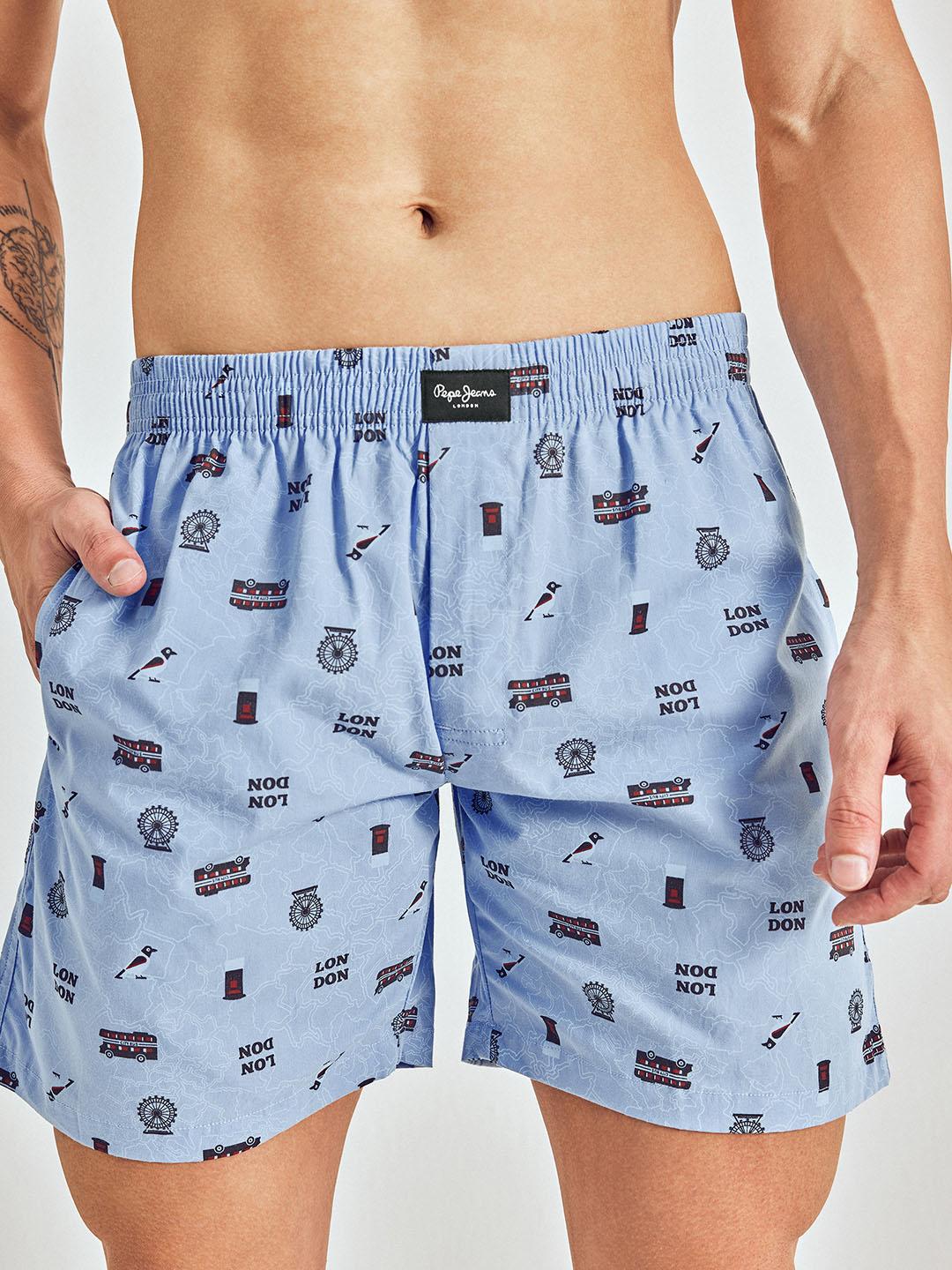 Buy Pepe Jeans Printed Pure Cotton Breatheable Boxer 8909345003153 ...
