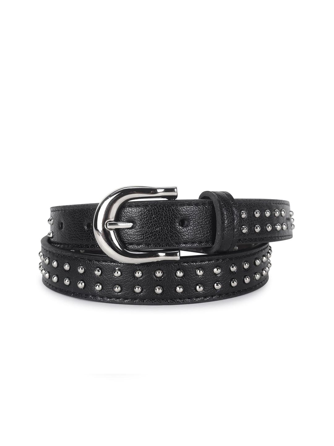 Buy Punnu Women Embellished Vegan Leather Studded Belt - Belts for ...