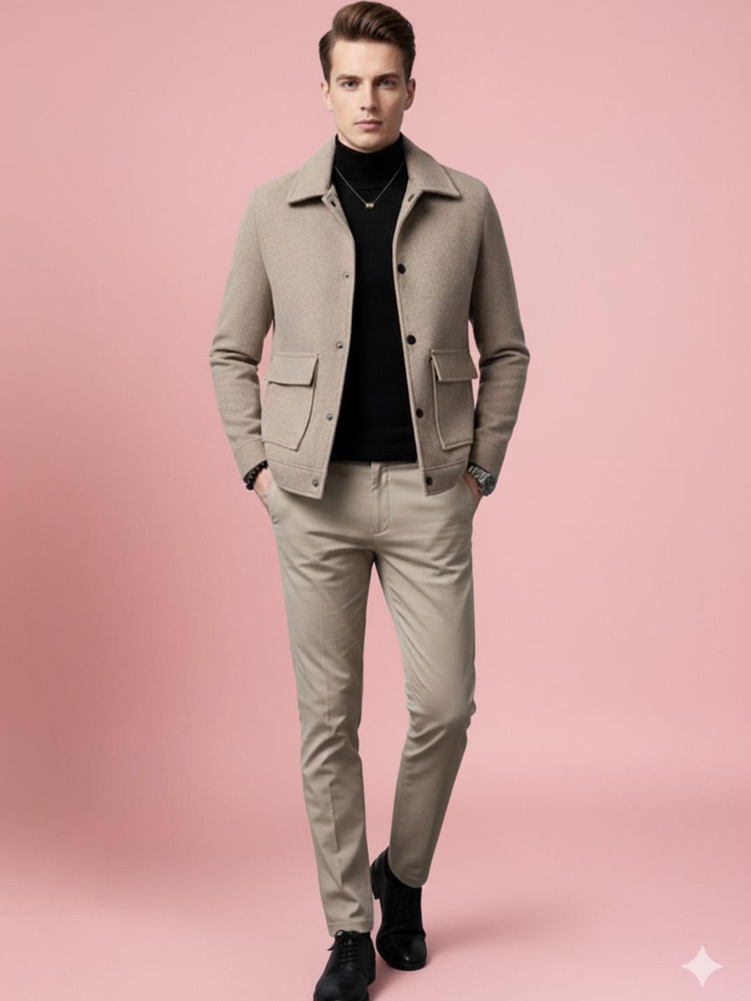 Buy HERE&NOW Men Polyester Jacket - Jackets for Men 36921148 | Myntra