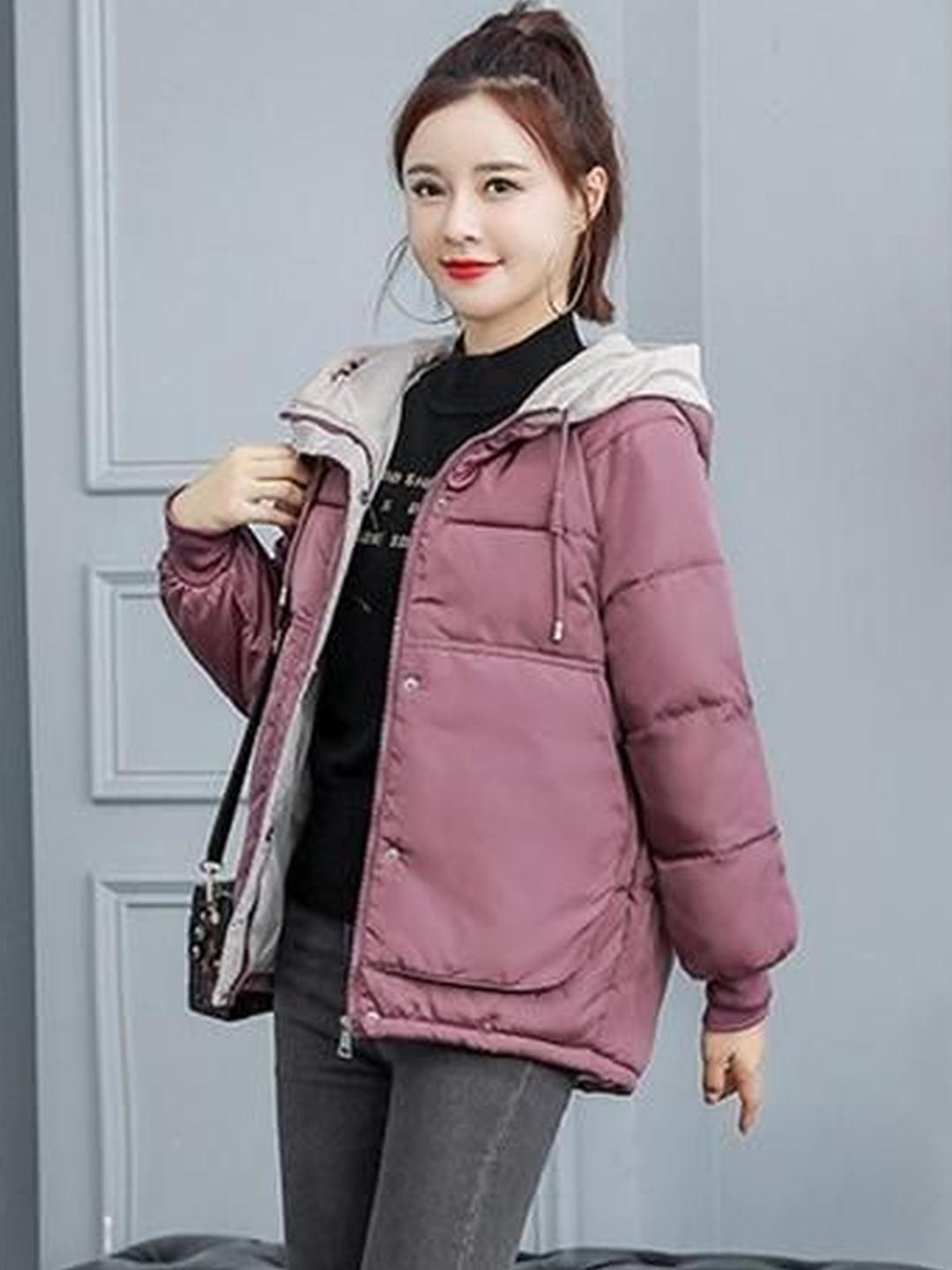Buy DressBerry Lightweight Hooded Straight Puffer Jacket - Jackets for ...