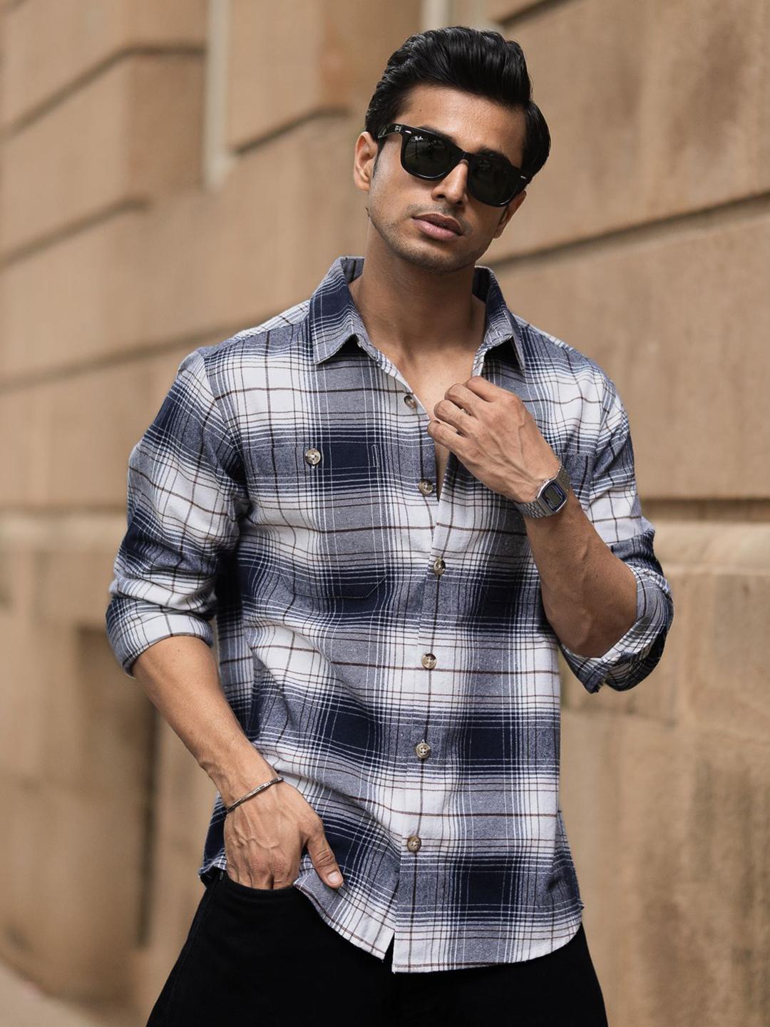 Buy Powerlook Men Checked Casual Shirt - Shirts for Men 37480873 | Myntra
